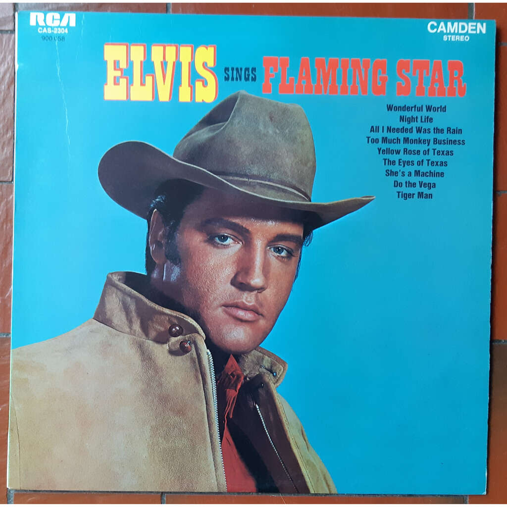 Elvis sings flaming star de Elvis Presley, 33T chez mathieuc11 - Ref ...
