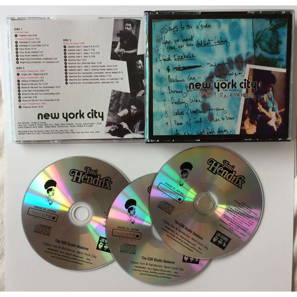 Gypsy sun and rainbows by Jimi Hendrix, CD x 2 with galaxysounds - Ref ...