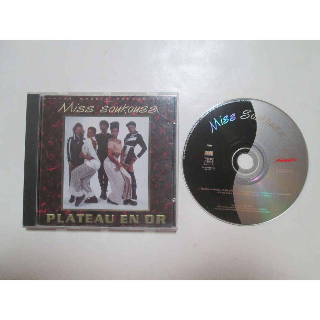 Plateau en or de Miss Soukouss, CD chez skomonski - Ref:120098755