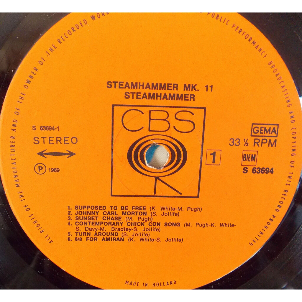 Mk ii by Steamhammer, LP with picpus - Ref:1563142070