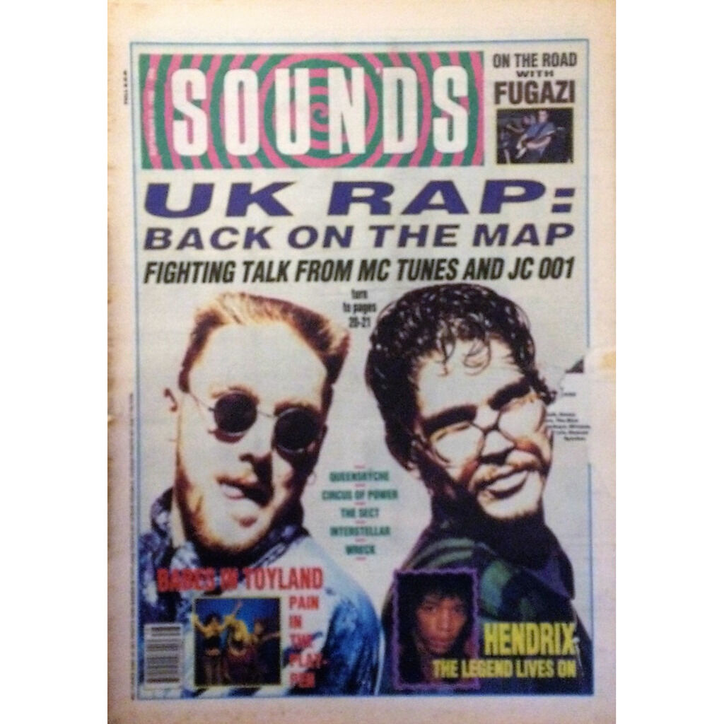 Sounds (22.10.1990) (uk 1990 jimi hendrix front cover music magazine ...