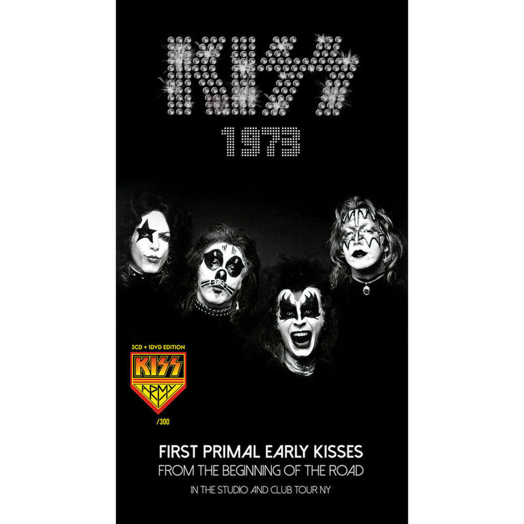 3cd+dvd long box kiss - 1973 first primal early kisses by Kiss, CD box ...