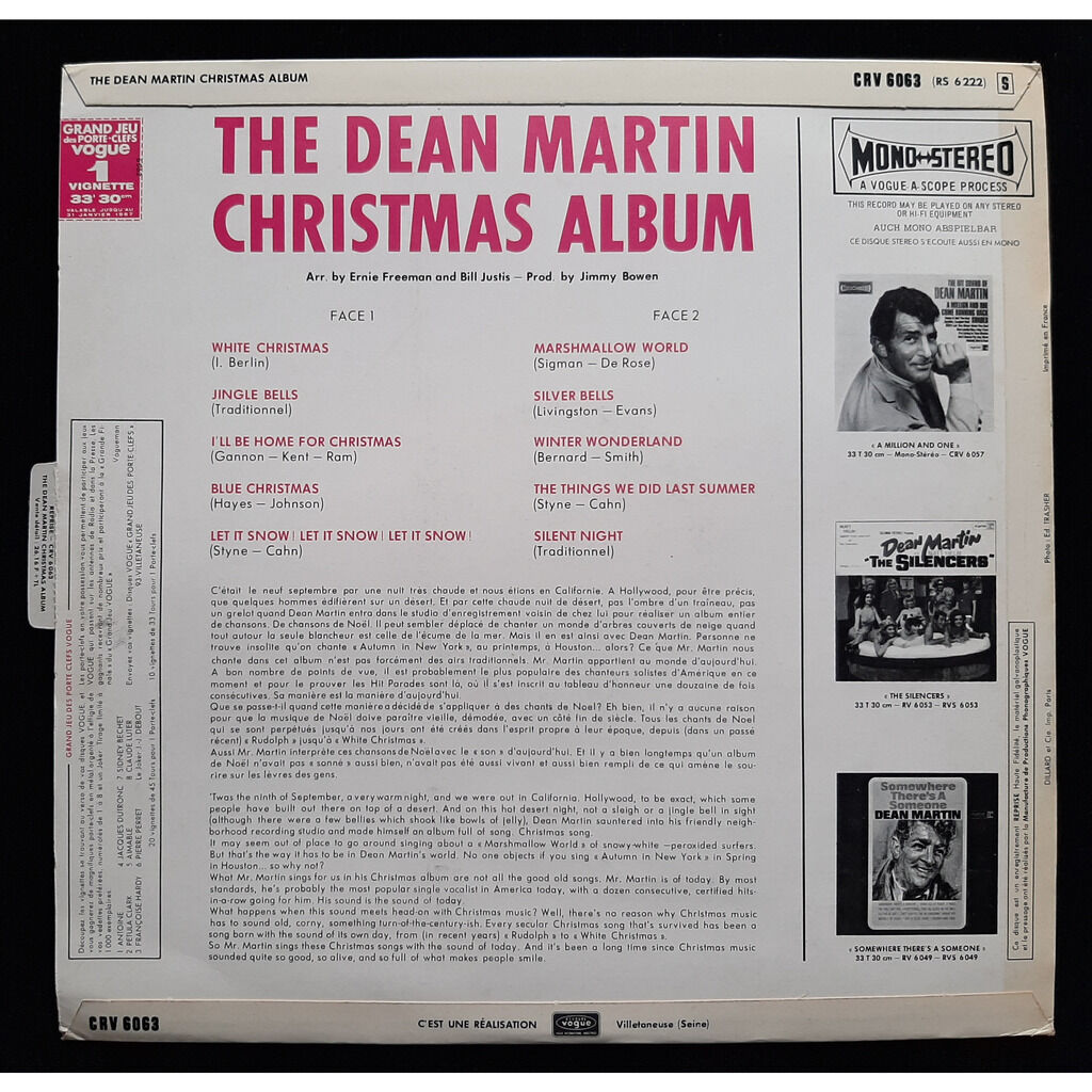 Dean Martin Christmas Album