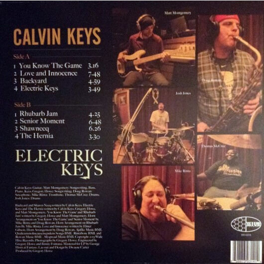 Electric keys by Calvin Keys, LP with flaming - Ref:113358808