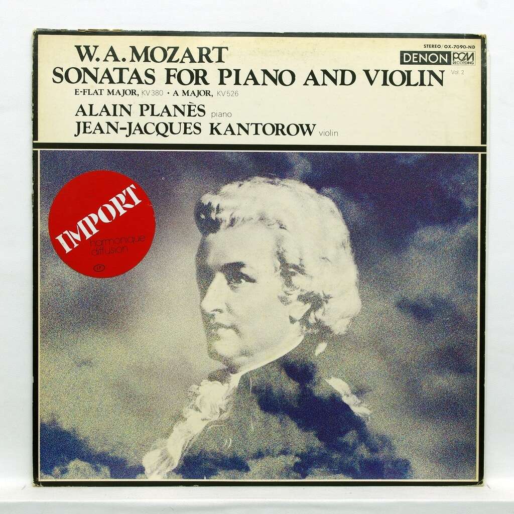 Mozart : sonata for piano & violin, k.380 / sonata for piano & violin, k.526 de Alain Planès ...