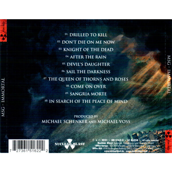 Immortal de Msg (Michael Schenker Group), CD chez kamchatka - Ref:120356095