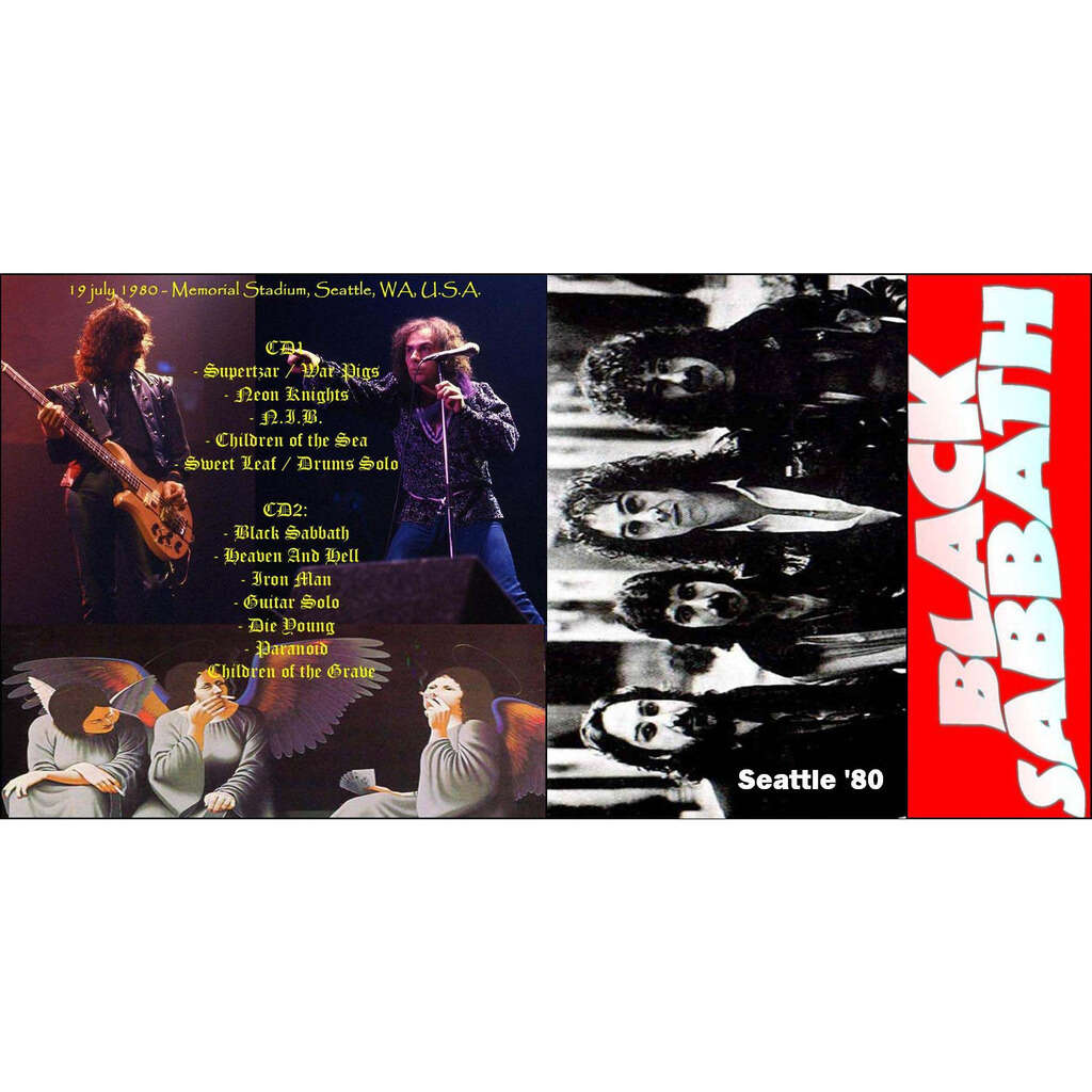 Seattle 1980 by Black Sabbath, CD with galaxysounds - Ref:1571902987