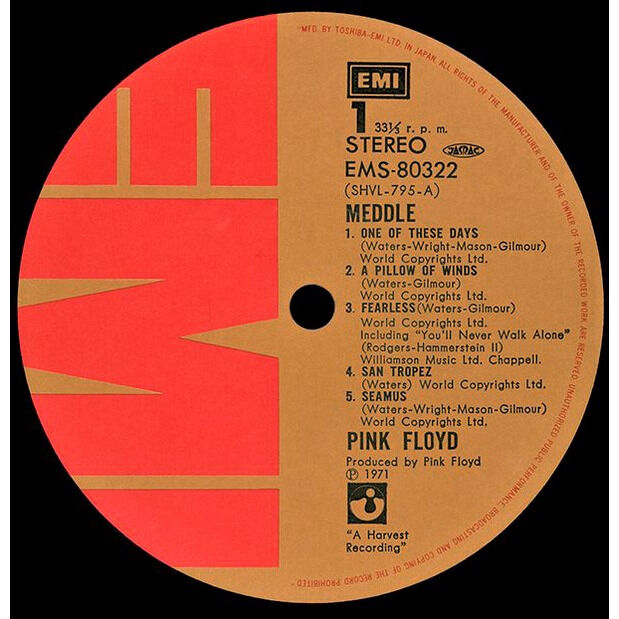 Meddle (special version with 2 obi´s) by Pink Floyd, LP Gatefold with ...