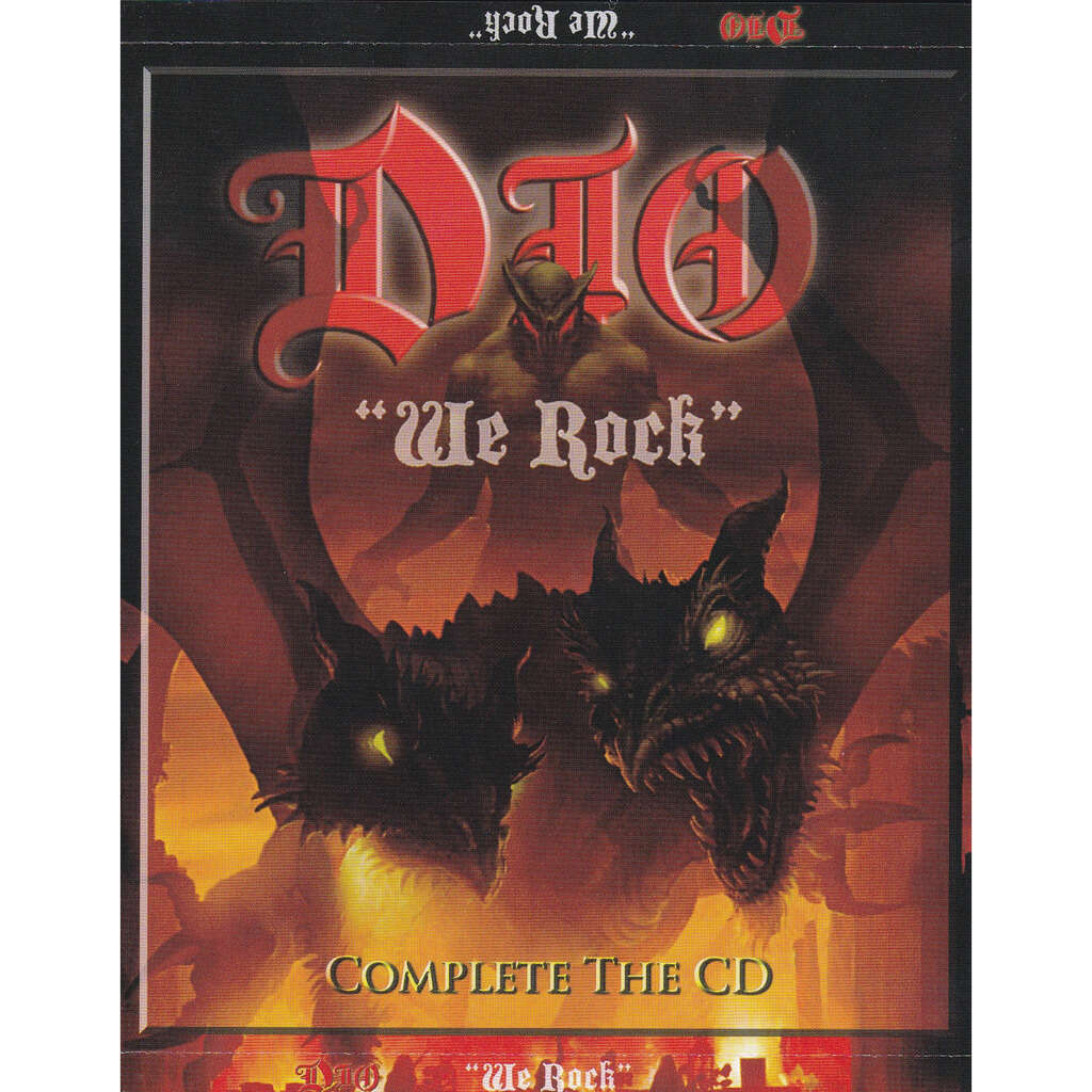 We rock - complete the cd by Dio, CD with galaxysounds - Ref:1573068807