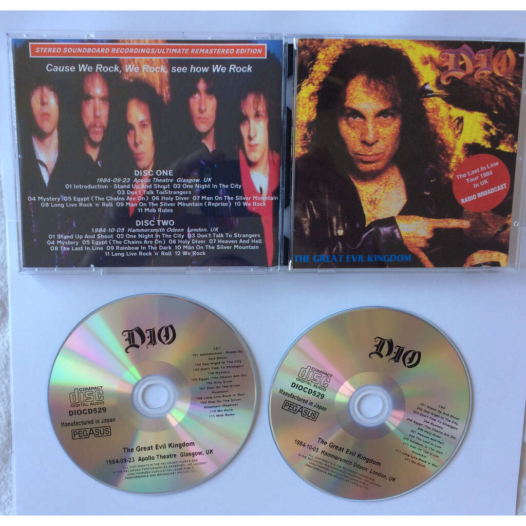 Great evil kingdom by Dio, CD with galaxysounds - Ref:1573068809