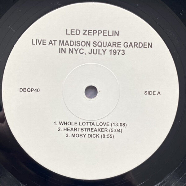Live at madison square garden in nyc july 1973 by Led Zeppelin, LP x 2 ...