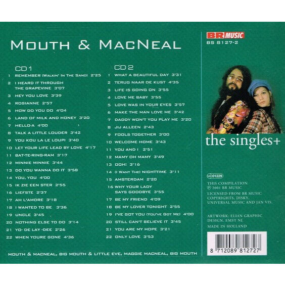 Mouth & macneal - the singles+ by Mouth & Macneal, CD x 2 with ...
