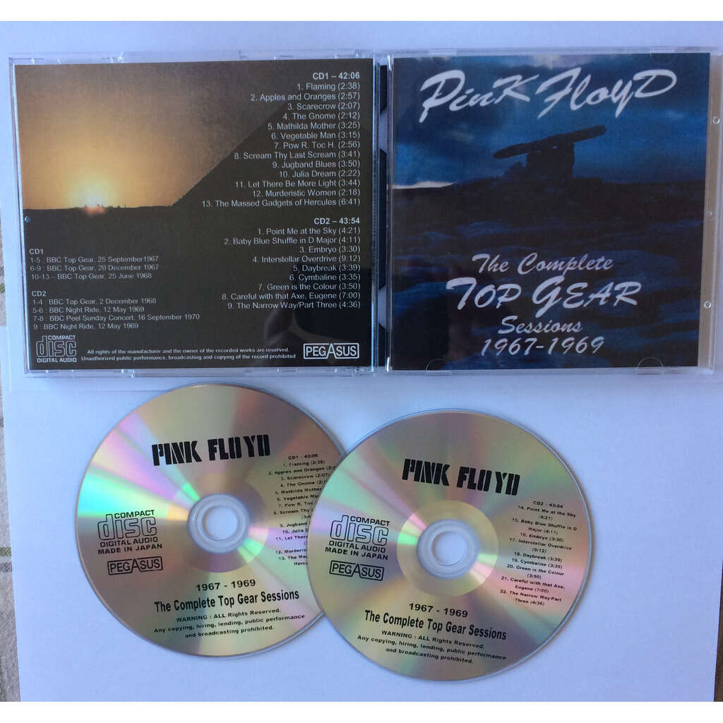 Complete top gear sessions 1967-1969 de Pink Floyd, CD chez galaxysounds - Ref:1511039360