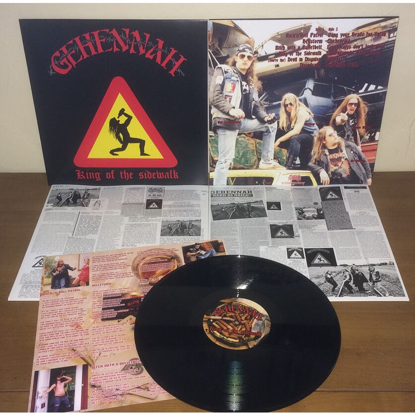GEHENNAH king of the sidewalk. black vinyl, 33T 180-220 GR en vente sur ...