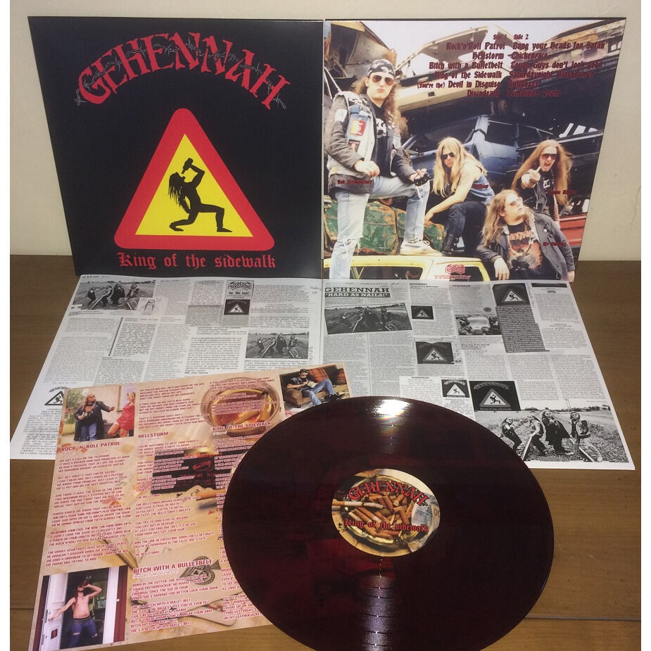 GEHENNAH king of the sidewalk. marble vinyl, LP 180-220 GR for sale on ...