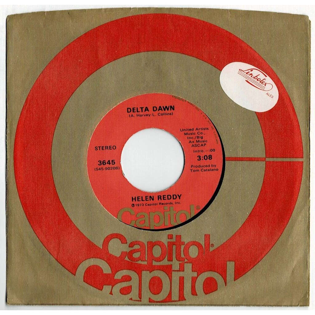 Delta dawn / if we could still be friends de Reddy Helen, SP chez carlo ...