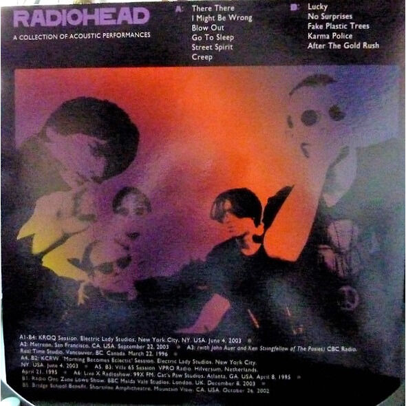 Unplugged (a collection of acoustic performances) by Radiohead, LP with ...
