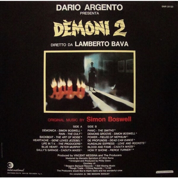Demoni 2 (italian 1985 14-trk ost v/a lp full ps) - Fields Of Nephilim ...