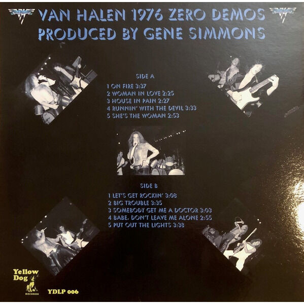 Zero demos (van halen 1976 zero demos produced by gene simmons) (ltd ...