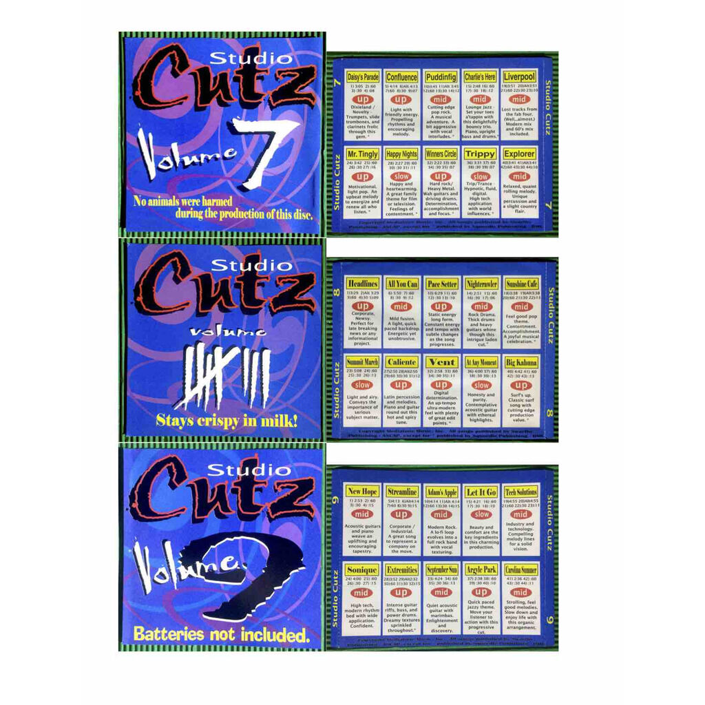 Studio cutz volumen 1 al 86 de Colección De Música Para Producción, CD ...