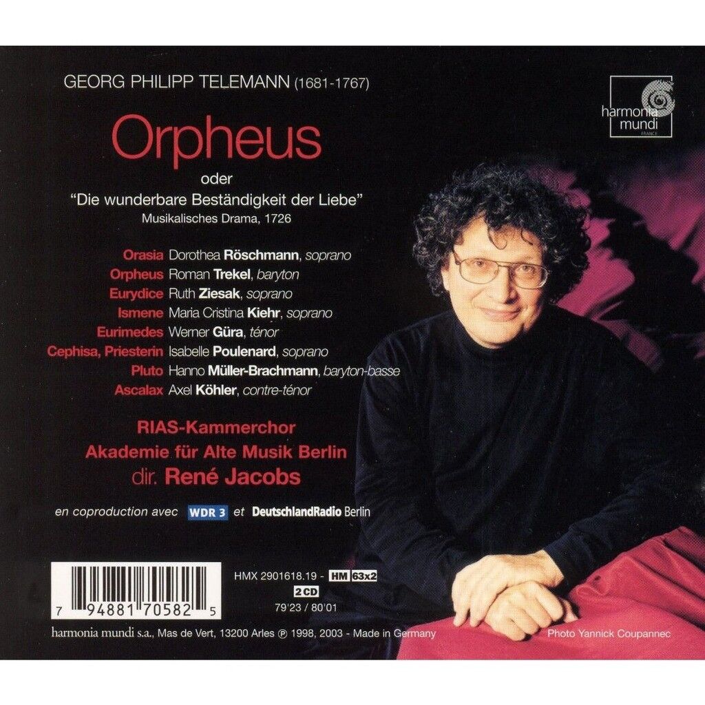 Orpheus / ruth ziesak, werner güra, maria cristina kiehr, academy ...