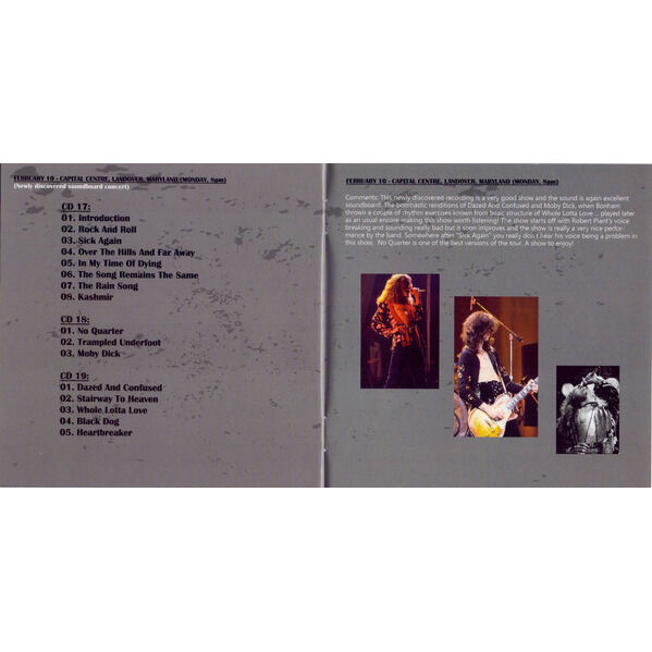 Us tour 1975 - the soundboard collection - part three box set 19 cd by ...