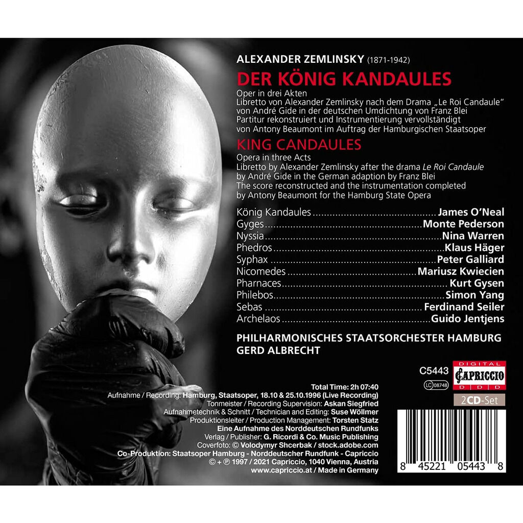 Der könig kandaules = king candaules / o'neal, pederson, warren, häger ...