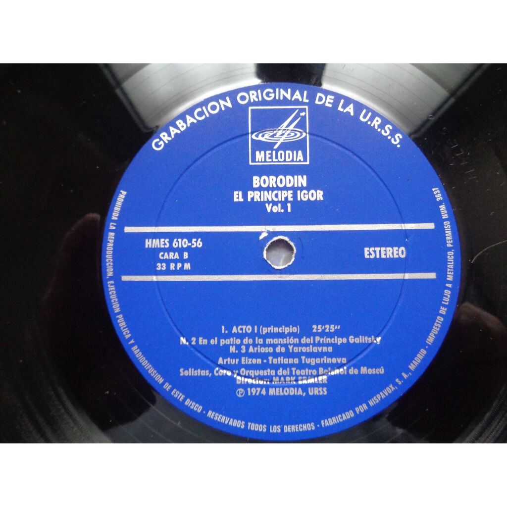 Prince igor / tatiana tugarinova, ivan petrov, artur eisen - ( 4 lp set ...