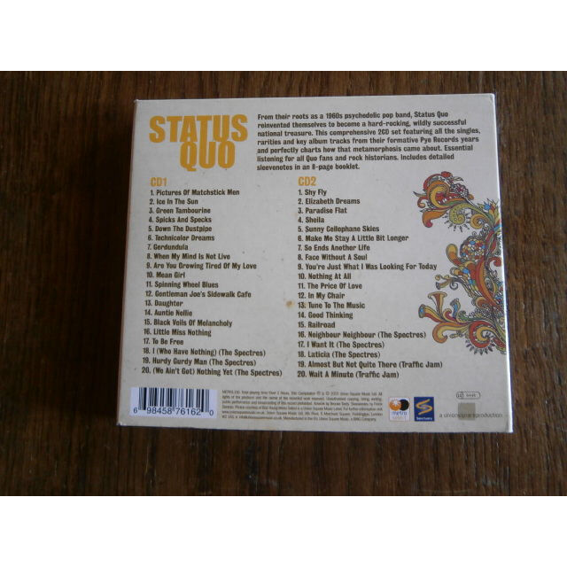 The very best of the early years by Status Quo, CD x 2 with seventies ...