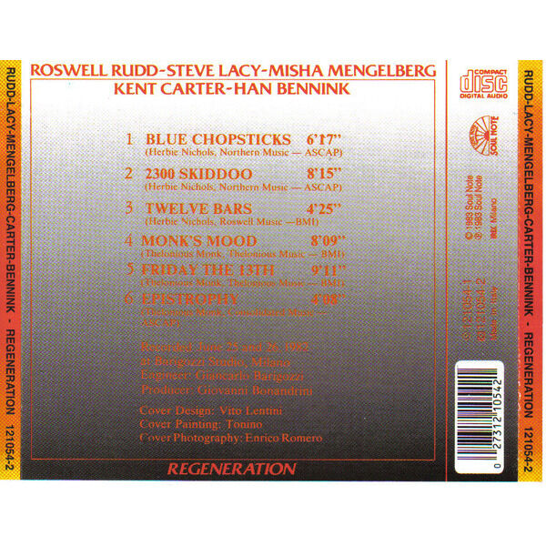 Roswell rudd - steve lacy - misha mengelberg - kent carter - han ...