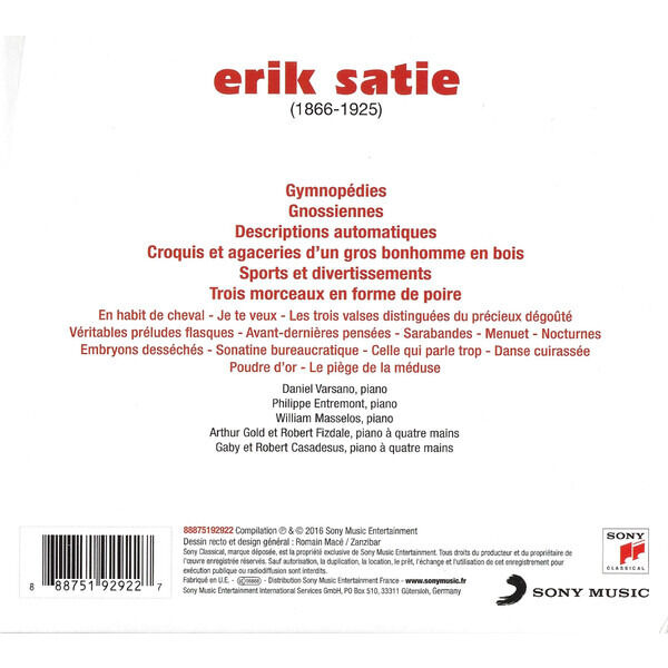 Édition anniversaire - 150 ans: gymnopédies, gnossiennes et autres ...