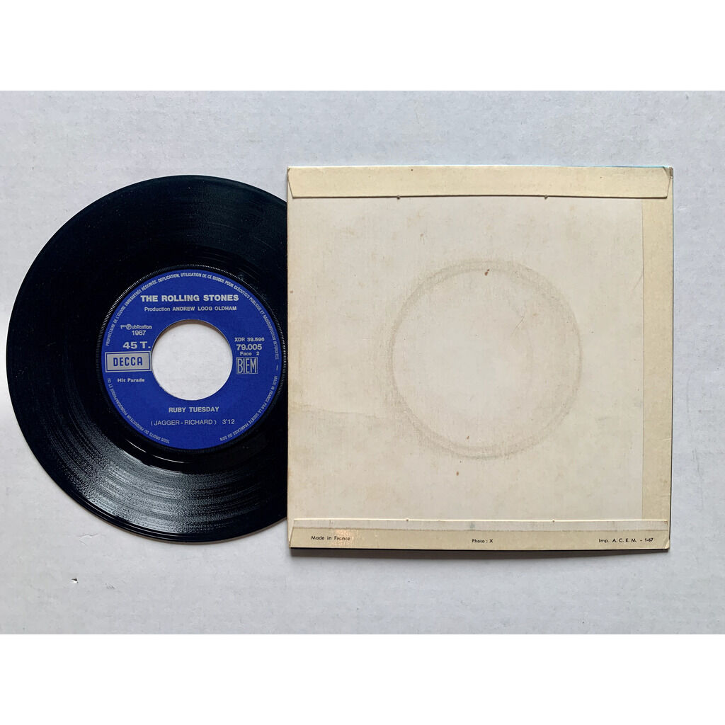 Let's spend the night together - ruby tuesday de The Rolling Stones, 45 ...