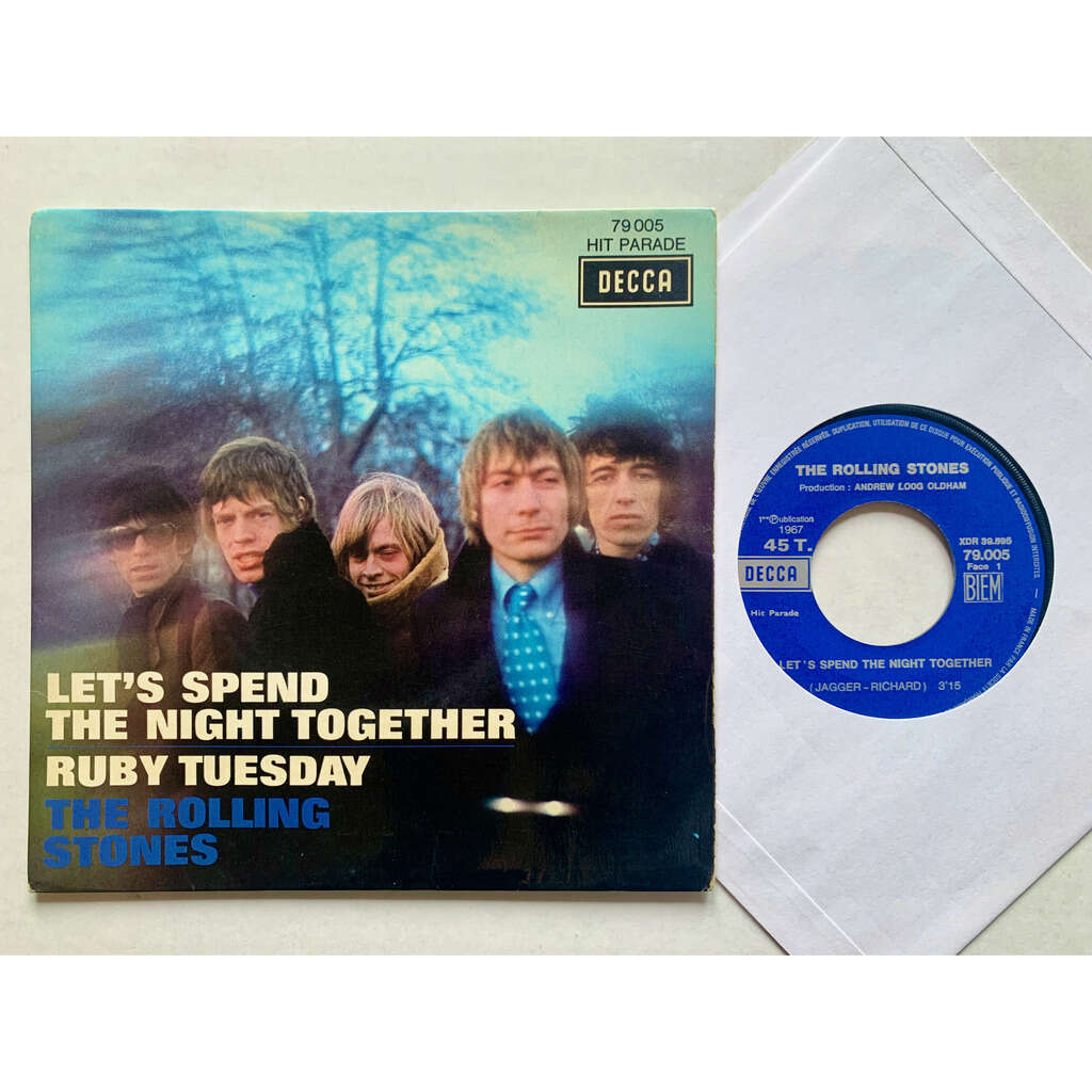 Let's spend the night together - ruby tuesday de The Rolling Stones, 45 ...