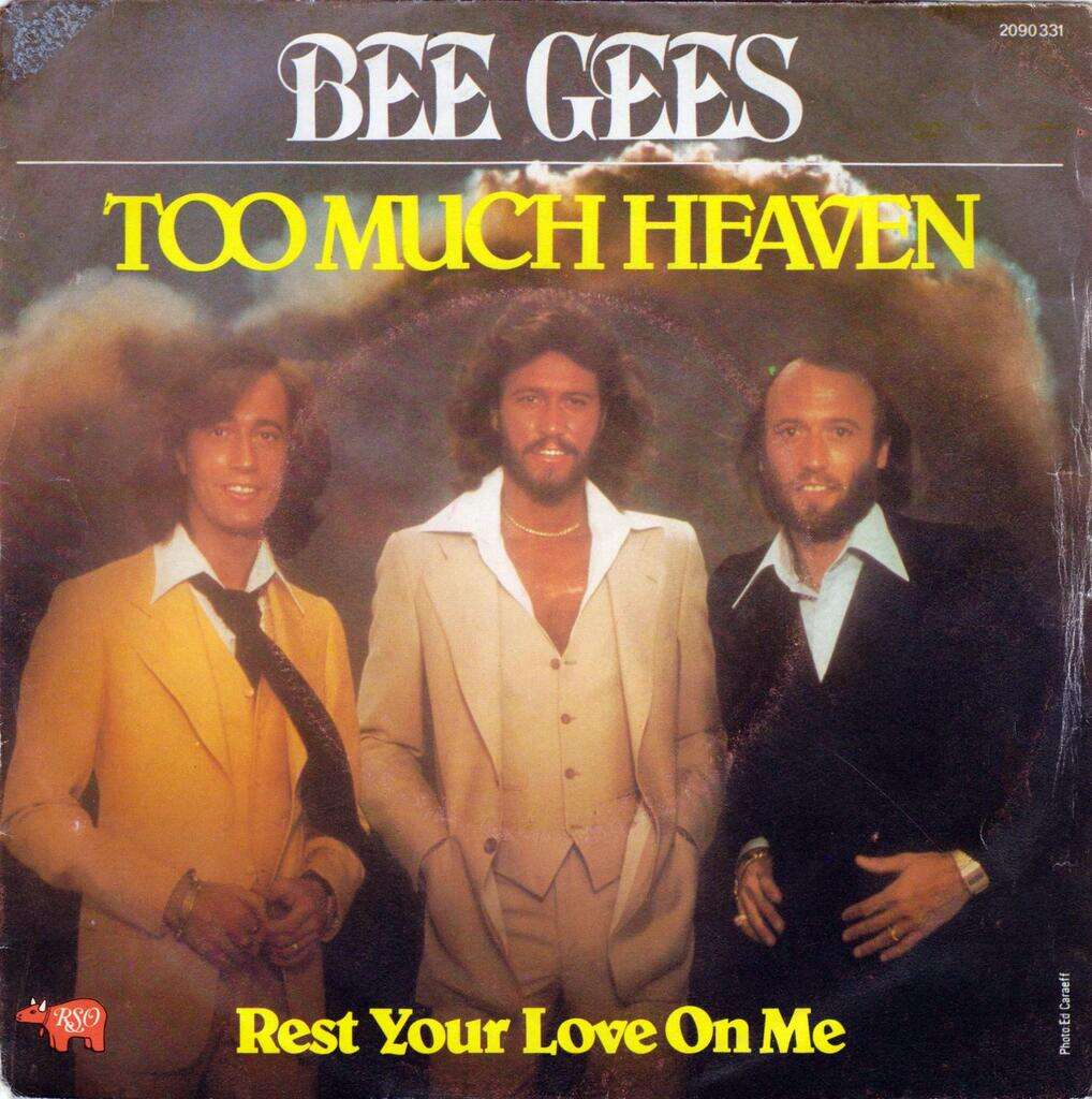 Too much heaven de Bee Gees, SP chez charlymax - Ref:114736266