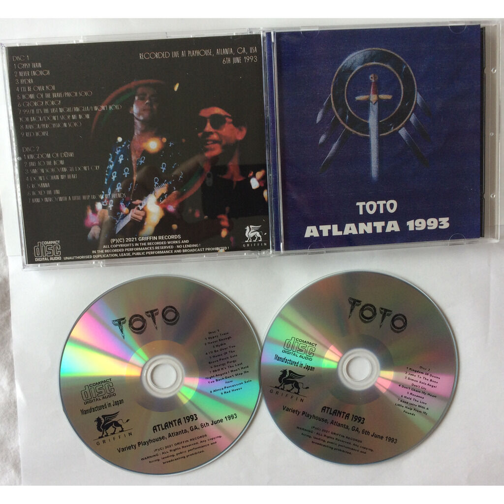 Atlanta 1993 de Toto, CD chez galaxysounds - Ref:1518071418
