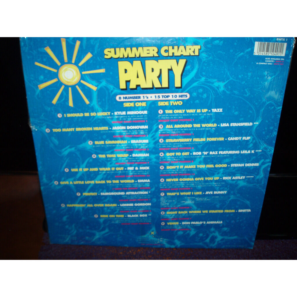 Summer chart party / 18 of the hottest summer hits. - Kylie Minogue ...
