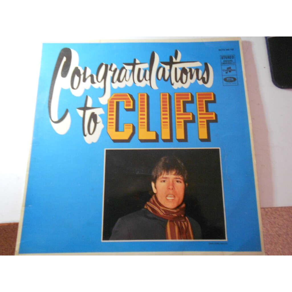 Congratulations de Cliff Richard, 33T chez stereotomy - Ref:122560917