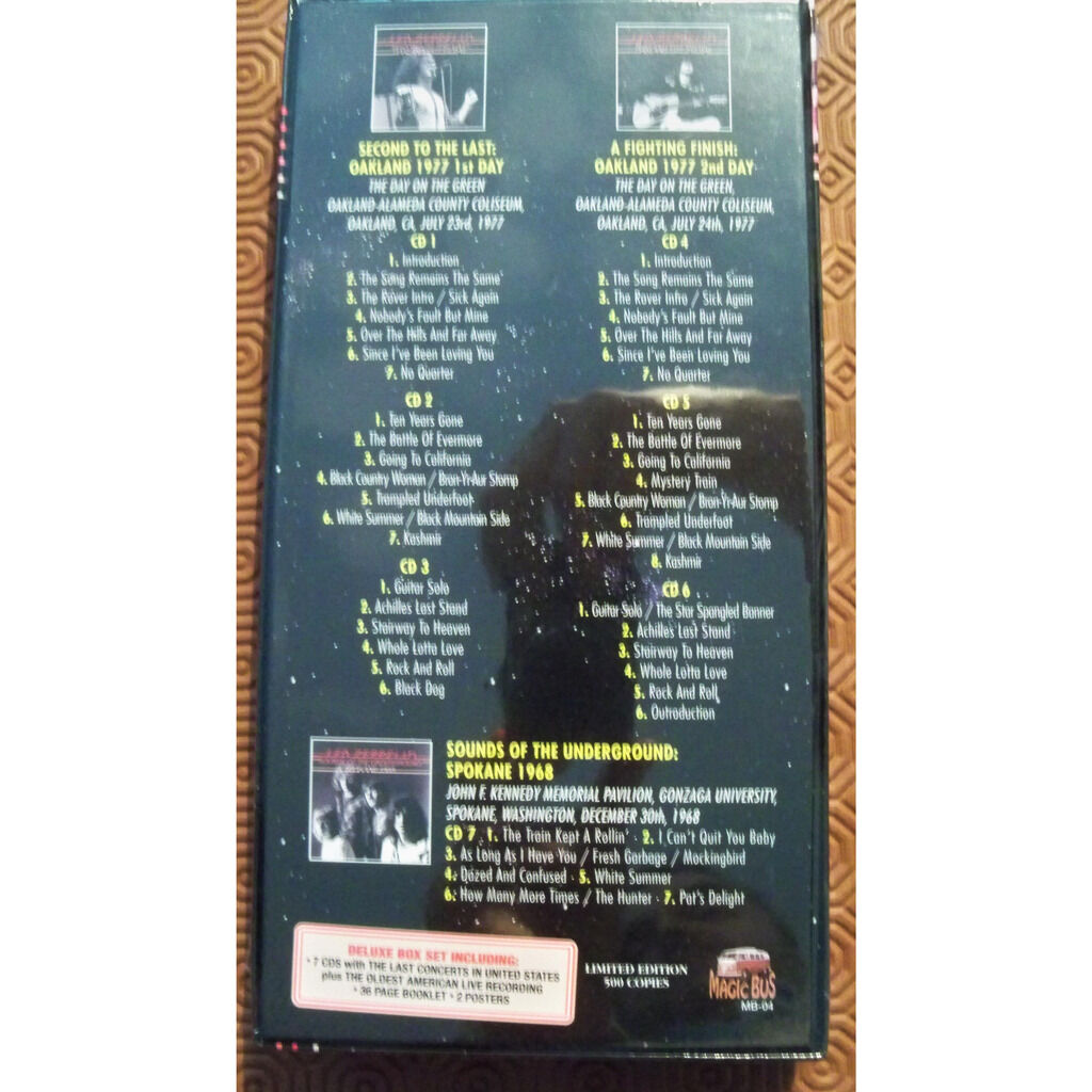 Alpha & omega (7cd box) by Led Zeppelin, CD x 7 with rockcollectorfan ...