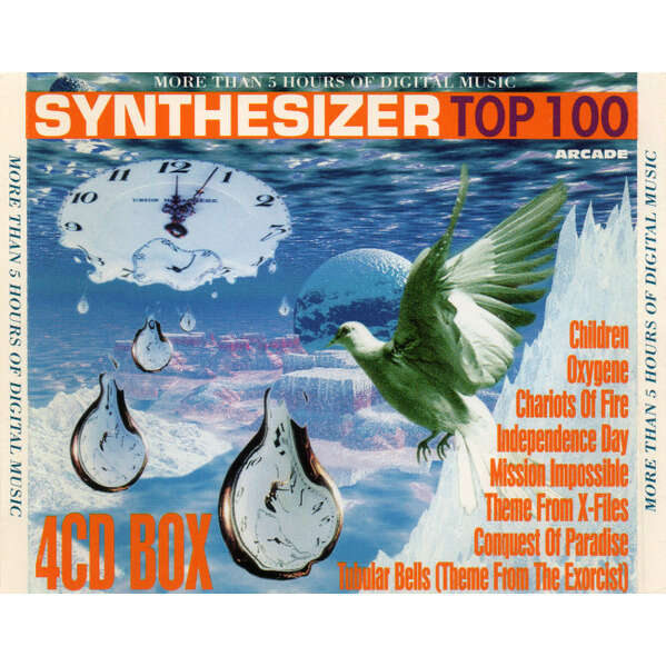 Synthesizer top 100 (coffret 4cd) de Ed Starink (Music By Kraftwerk ...