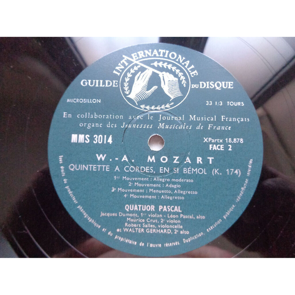 Mozart : intégrales des quintettes a cordes - ( 40 lp set box ...