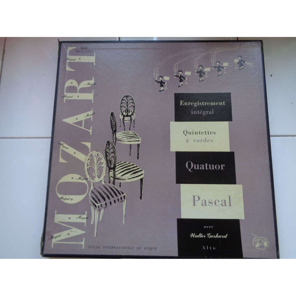 Mozart : intégrales des quintettes a cordes - ( 40 lp set box ...