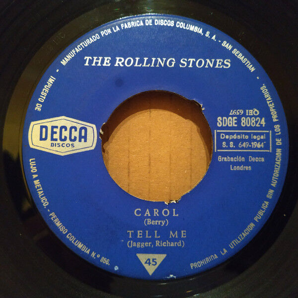 Carol ( spanish 1964 original 4-trk 7ep on decca lbl unique ps) de The ...