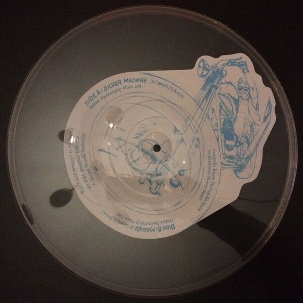 Silver machine (uk 1986 ltd 'uncut' 2-trk test 7single shaped picture ...
