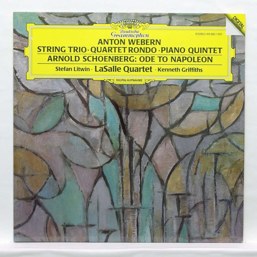 Webern : string trio / piano quintet - schoenberg : ode to napoleon by ...