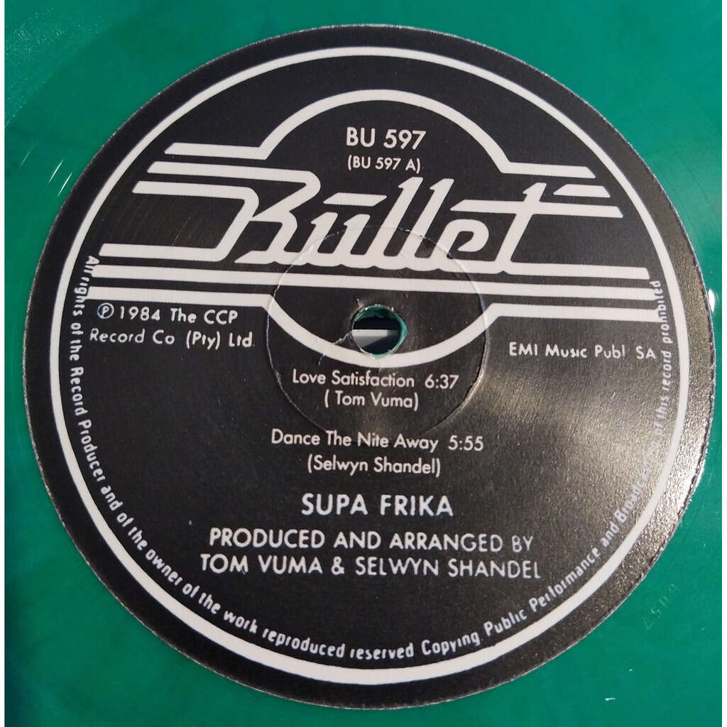 SUPA FRIKA love satisfaction / dance the night away ( colored version ...