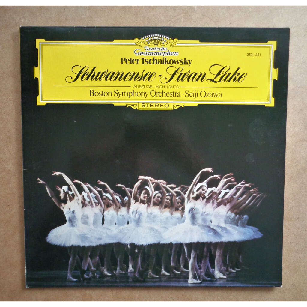 Tchaikovsky swan lake, op.20 ( hightlights ) by Seiji Ozawa & Boston Symphony, LP with ...