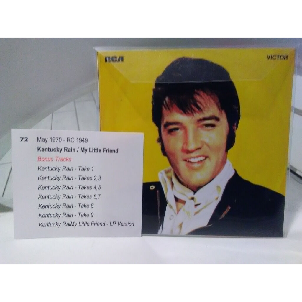 001 cd kentucky rain 4 songs + 9 outtakes by Elvis Presley, CD with ...