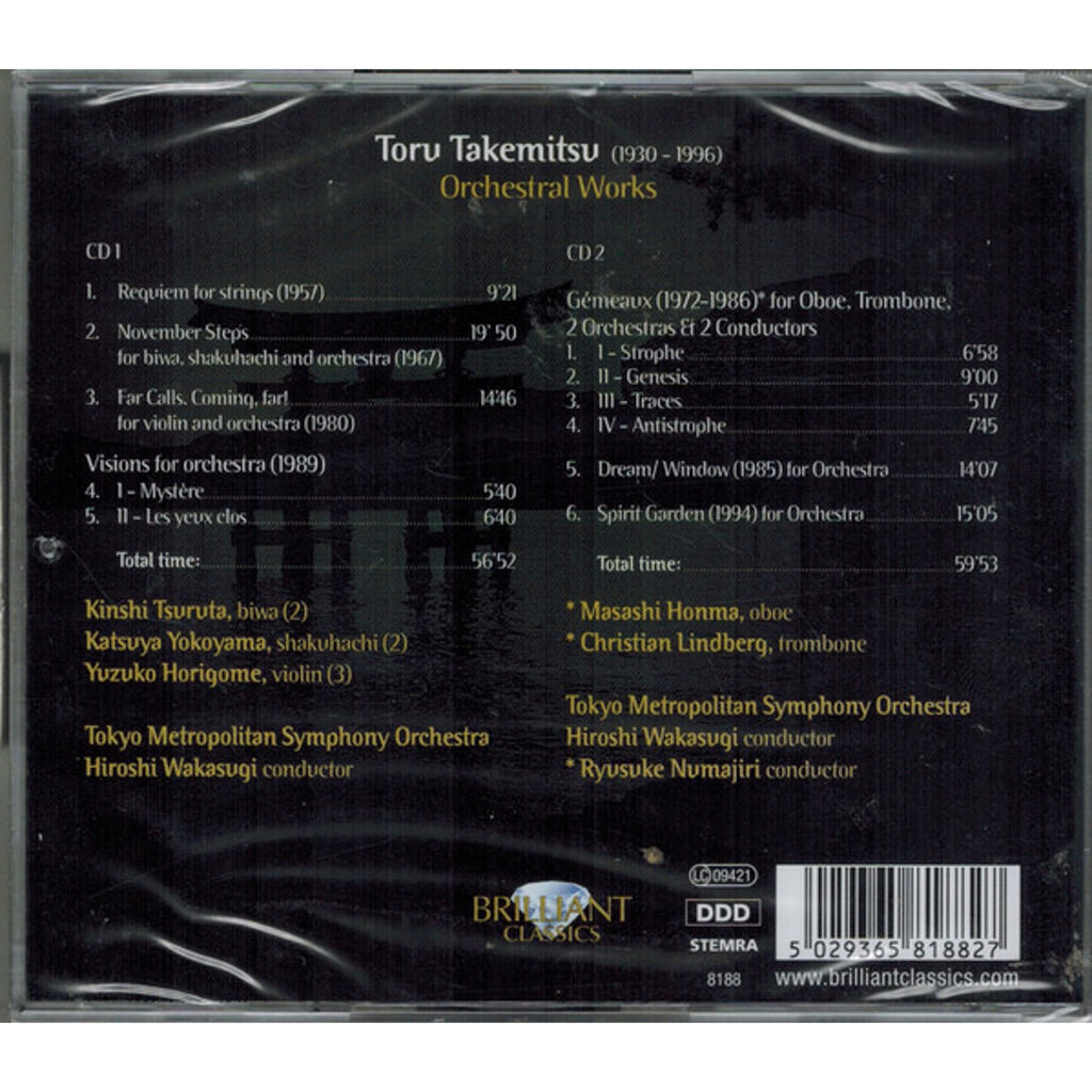 Spirit garden - orchestral works / various artists by Takemitsu, Toru ...