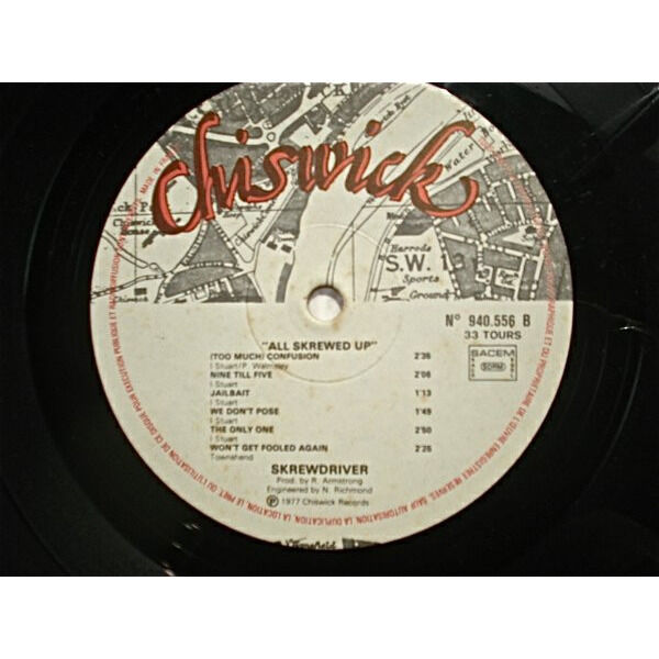 All skrewed up (original) by Skrewdriver, SP with soloplat - Ref:123220128