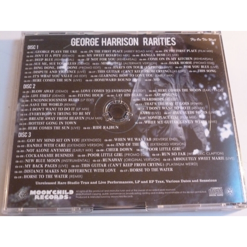 Rarities - George Harrison Rarities 3cd - ( CD3枚 ) - セラー： pradera123 ...